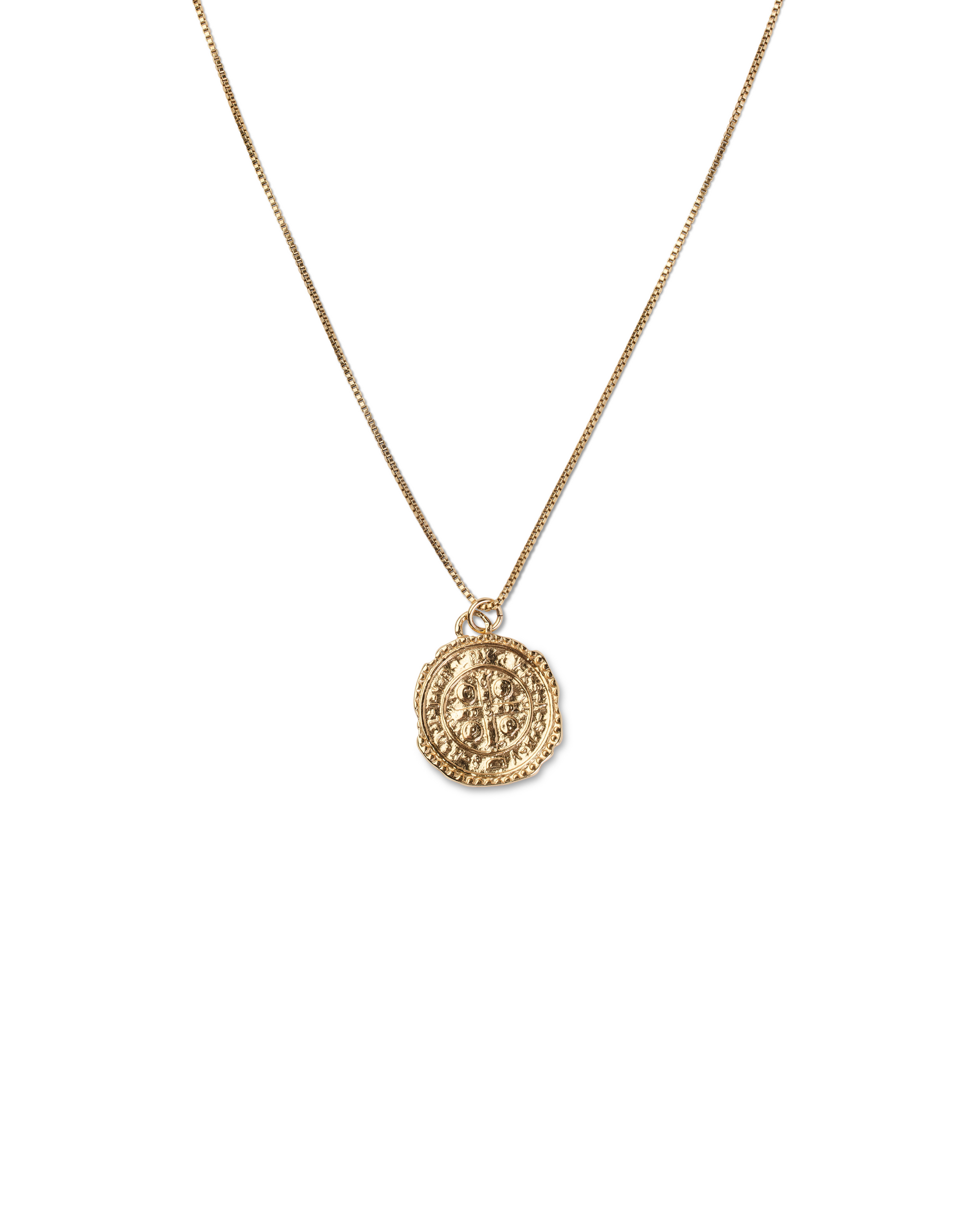 Gold Coin Becklace - Iris